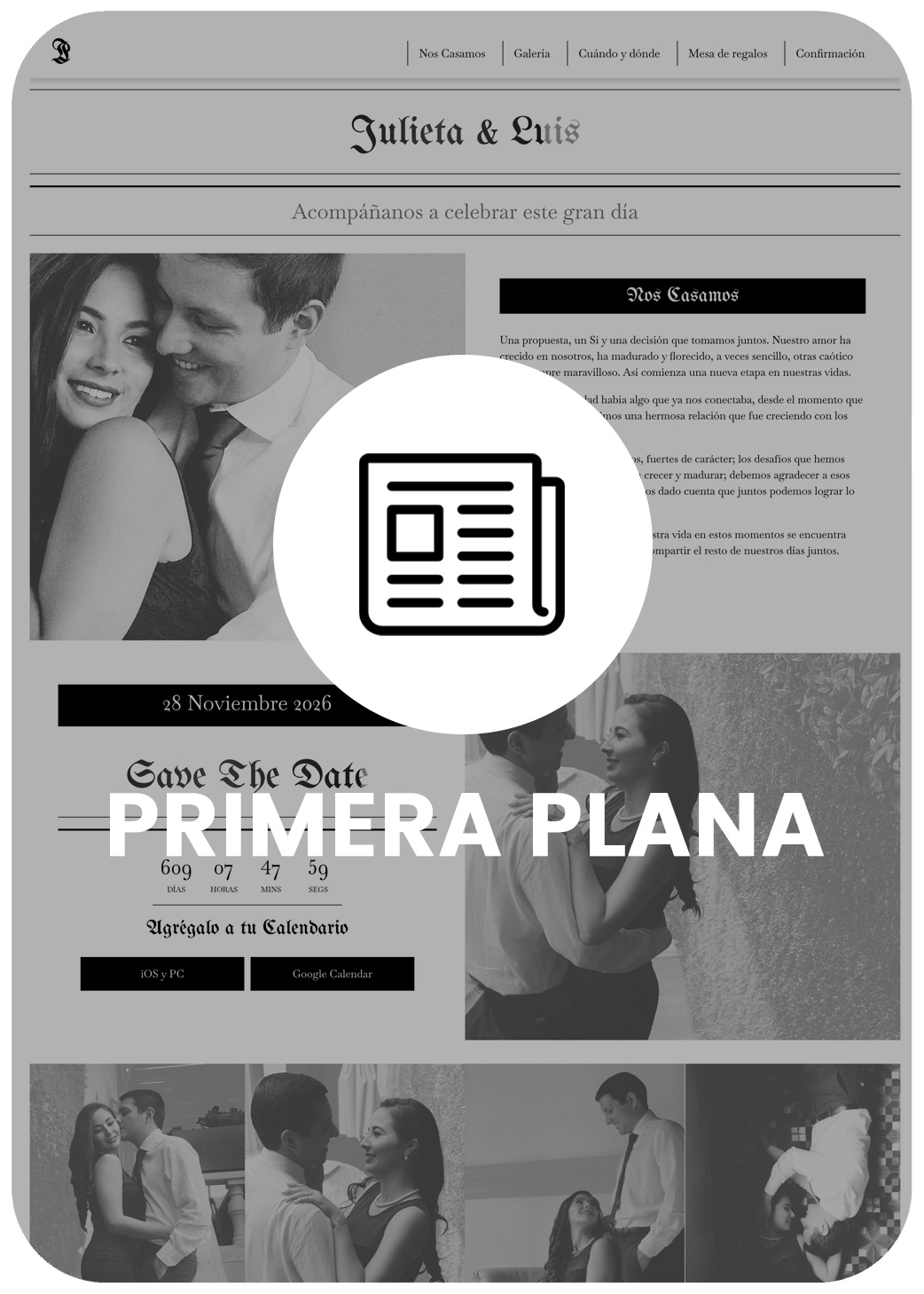 PrimeraPlana | Mi Webdding